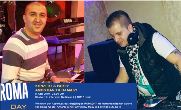 Konzert und Party: Amos Band & Dj Maky – RomaTrial e.V.